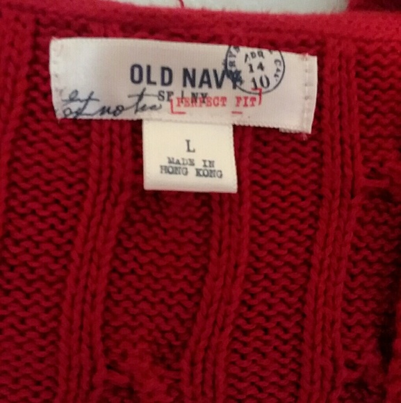 Old Navy | Sweaters | Old Navy Hooded Red Sweater With Pocket Size ...